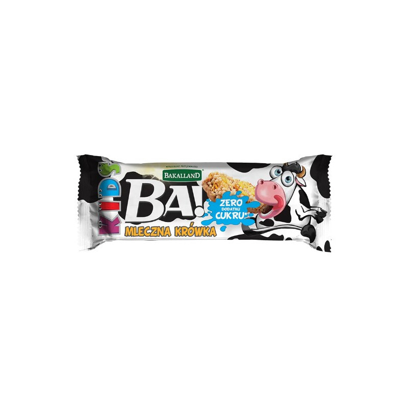 BAKALLAND BATON ZBOŻOWY 25G KIDS KRÓWKA